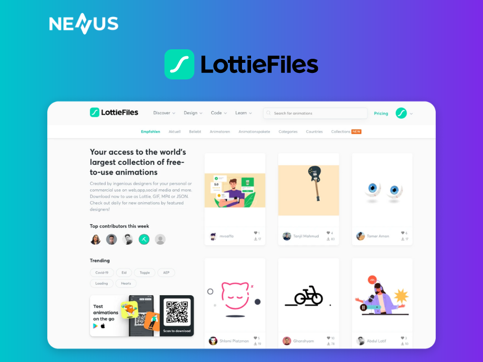 Nexus Lottie Player Module by DigiKat